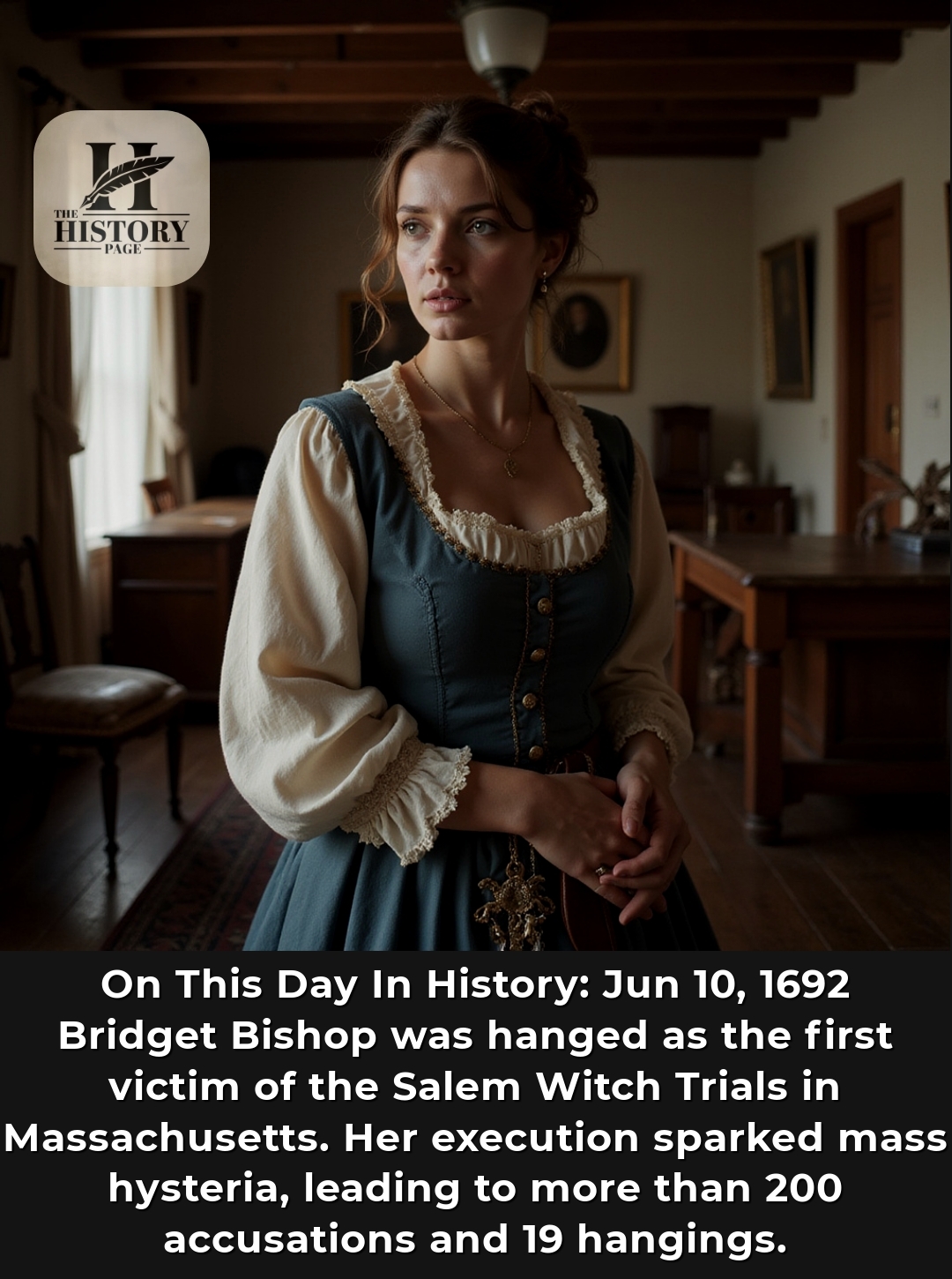 The History - #SalemWitchTrials #BridgetBishop #MassHysteria #History ...