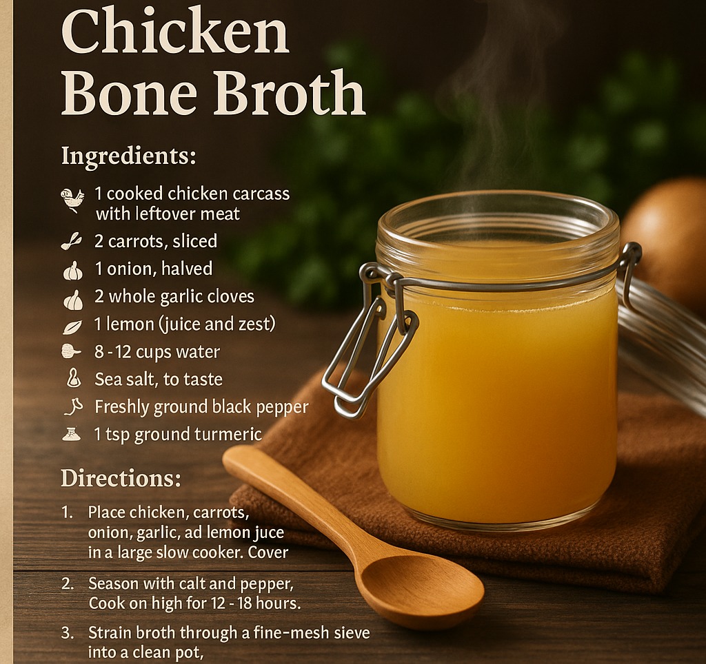 Tips - Chicken bone broth is a warm, nourishing staple that’s simple to ...