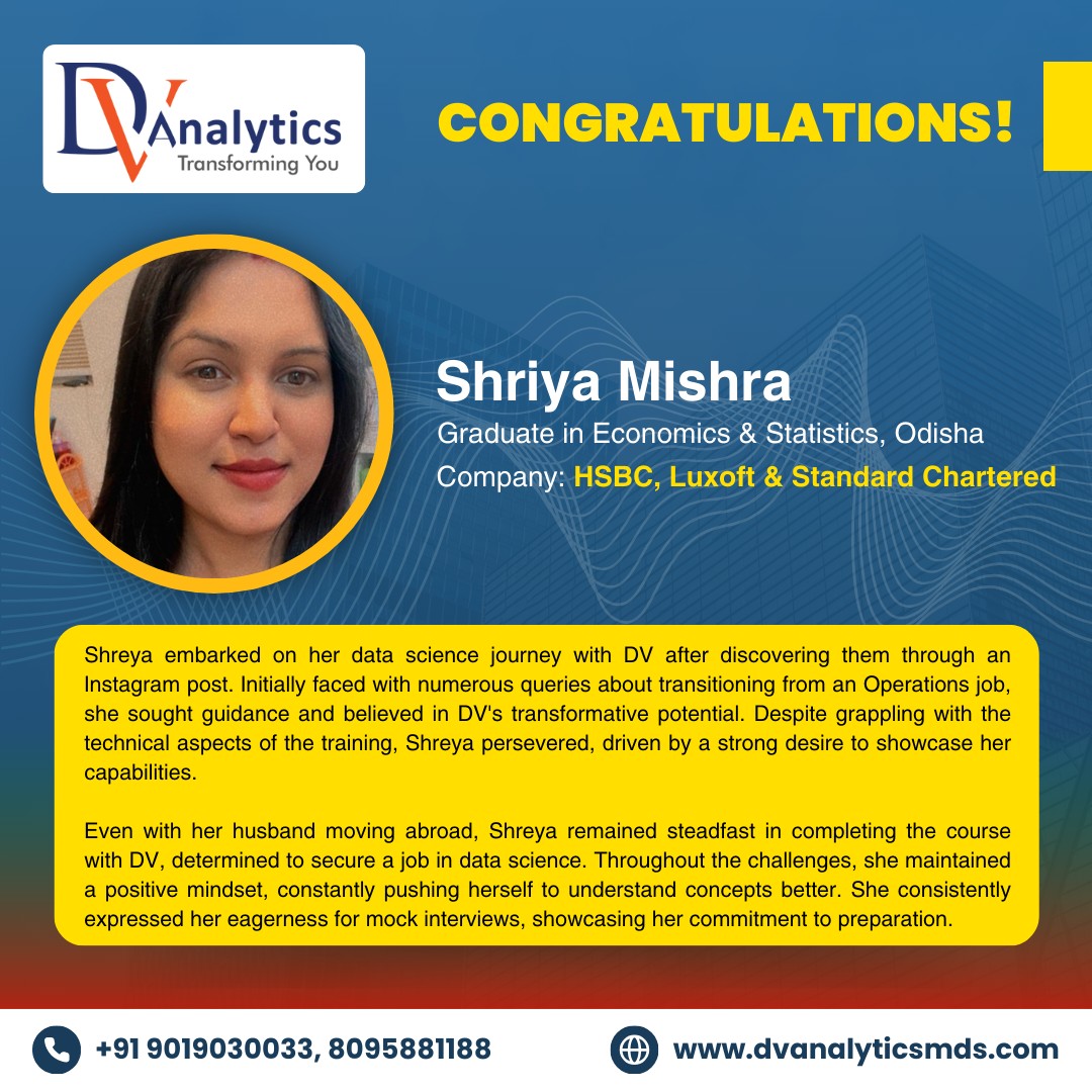 🌟 Dv Analytics Best Datascience Training Institute