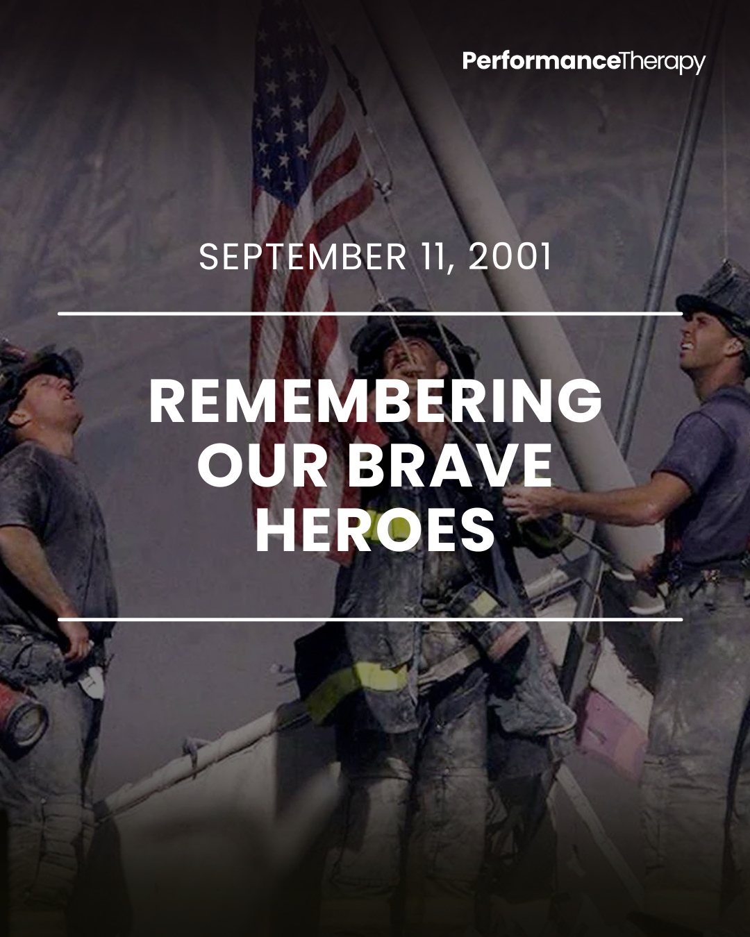 Performance - Today, we honor the lives lost on September 11, 2001, and ...