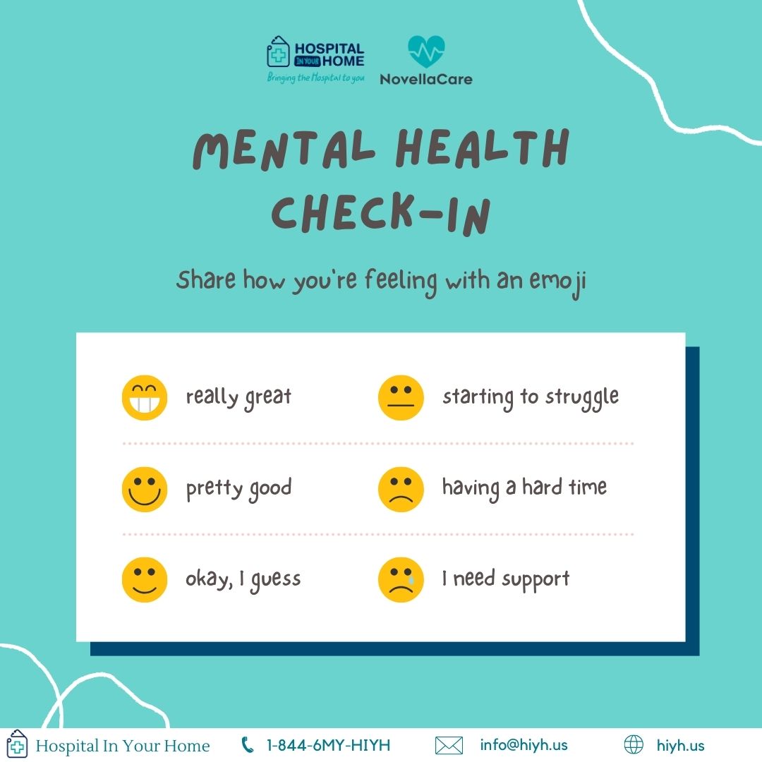 Hospital - 💙 Mental Health Check-In 💙 How are you feeling today? 😊😕😢 ...