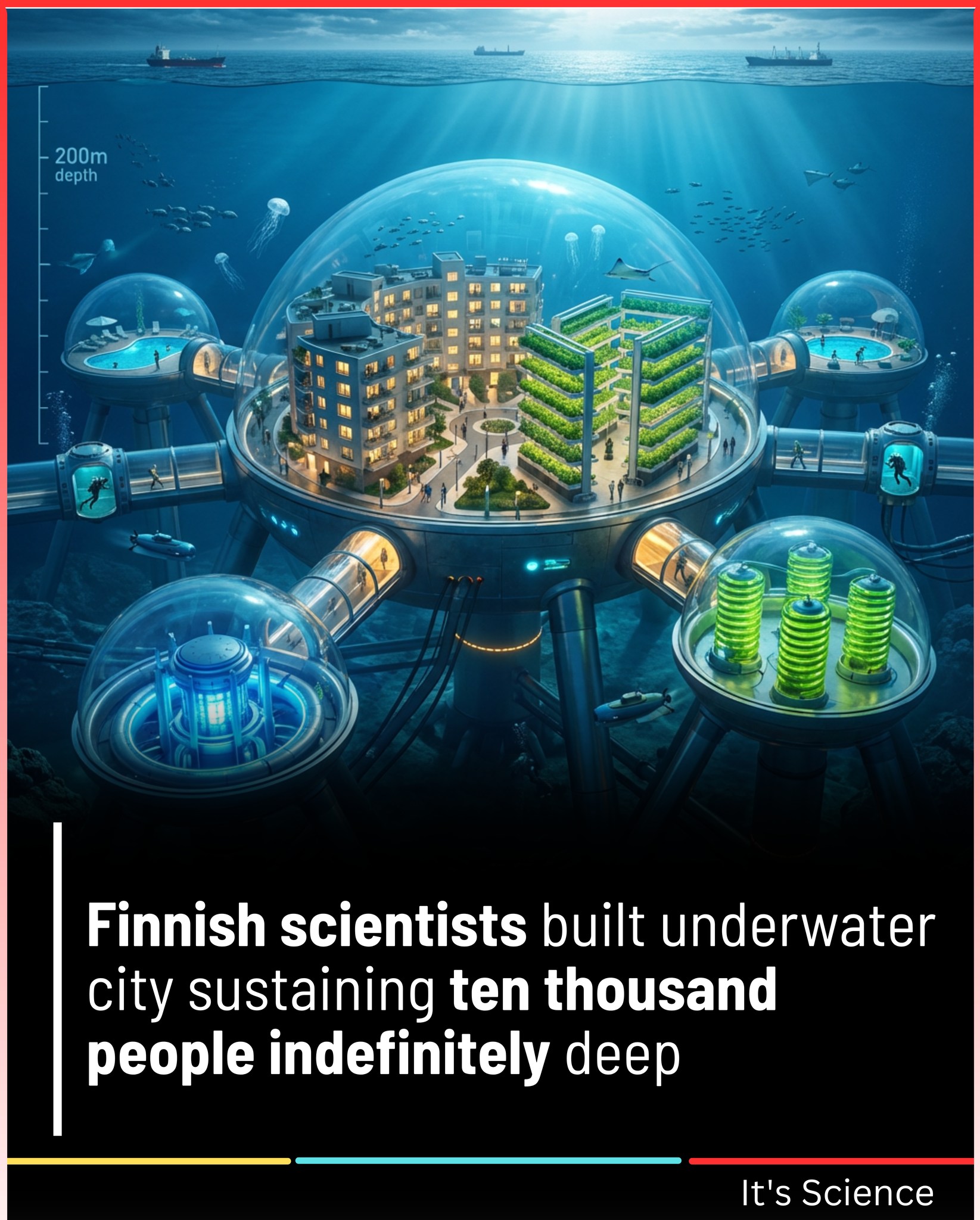 It's - Finnish scientists built underwater city sustaining ten thousand ...