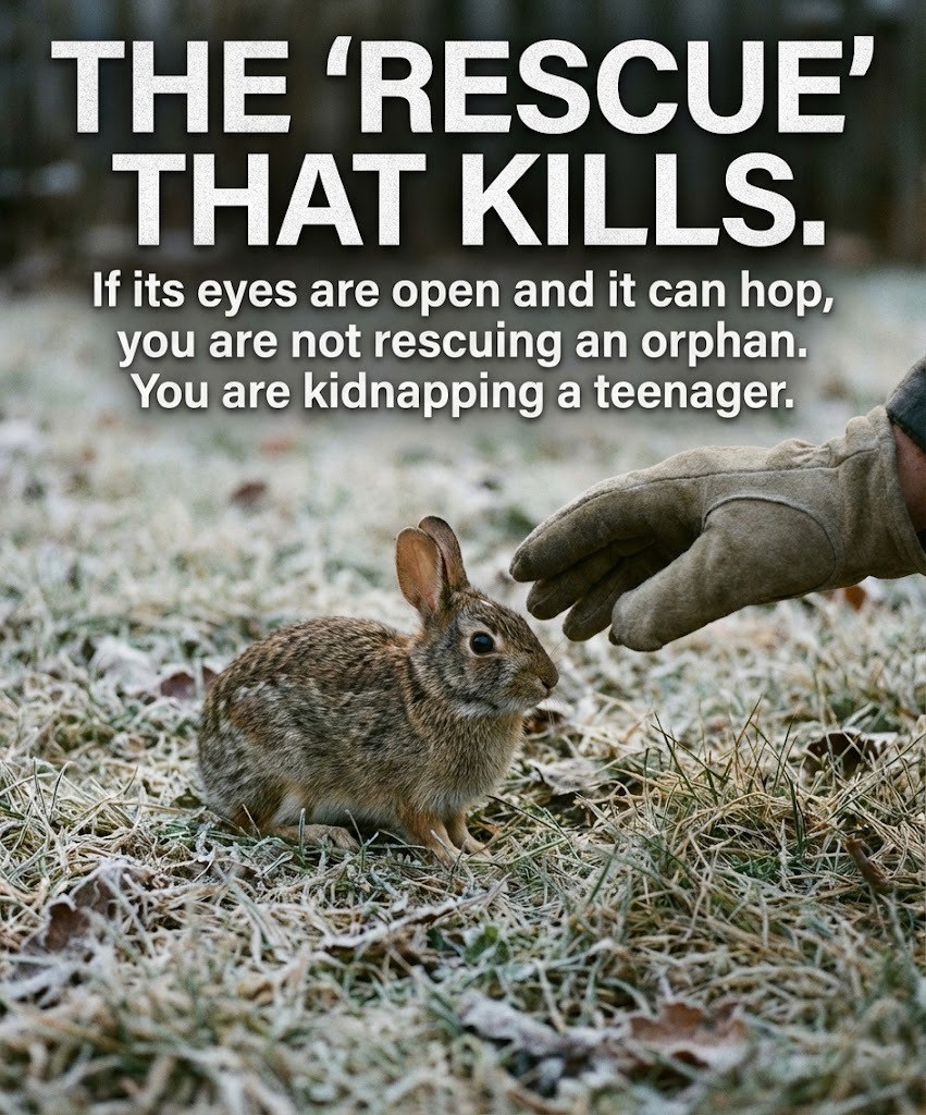 Voices - THE "RESCUE" THAT KILLS. You see a tiny, palm-sized rabbit ...