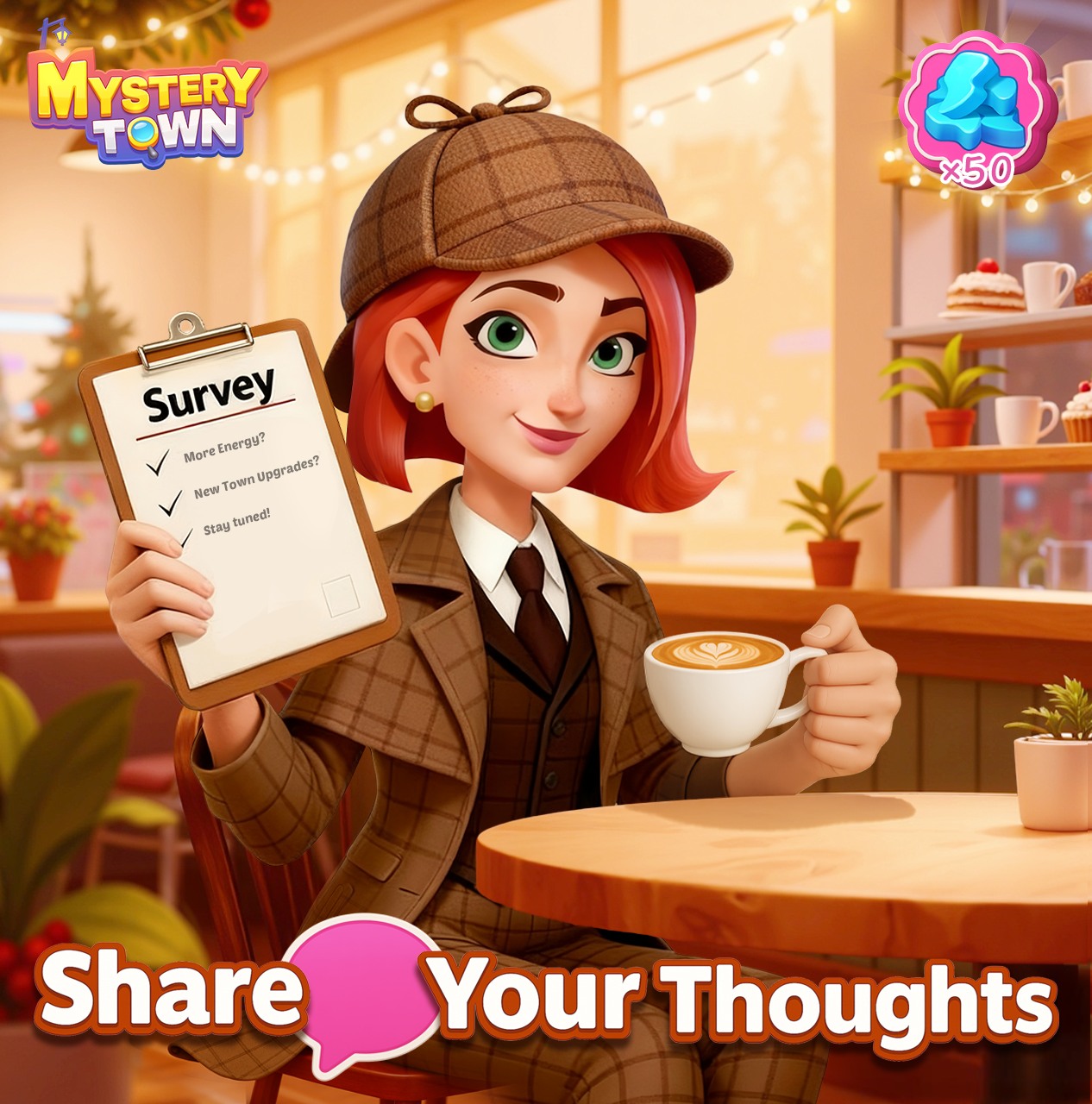 🎁 Time for a community... - Mystery Town - Merge & Cases | Facebook
