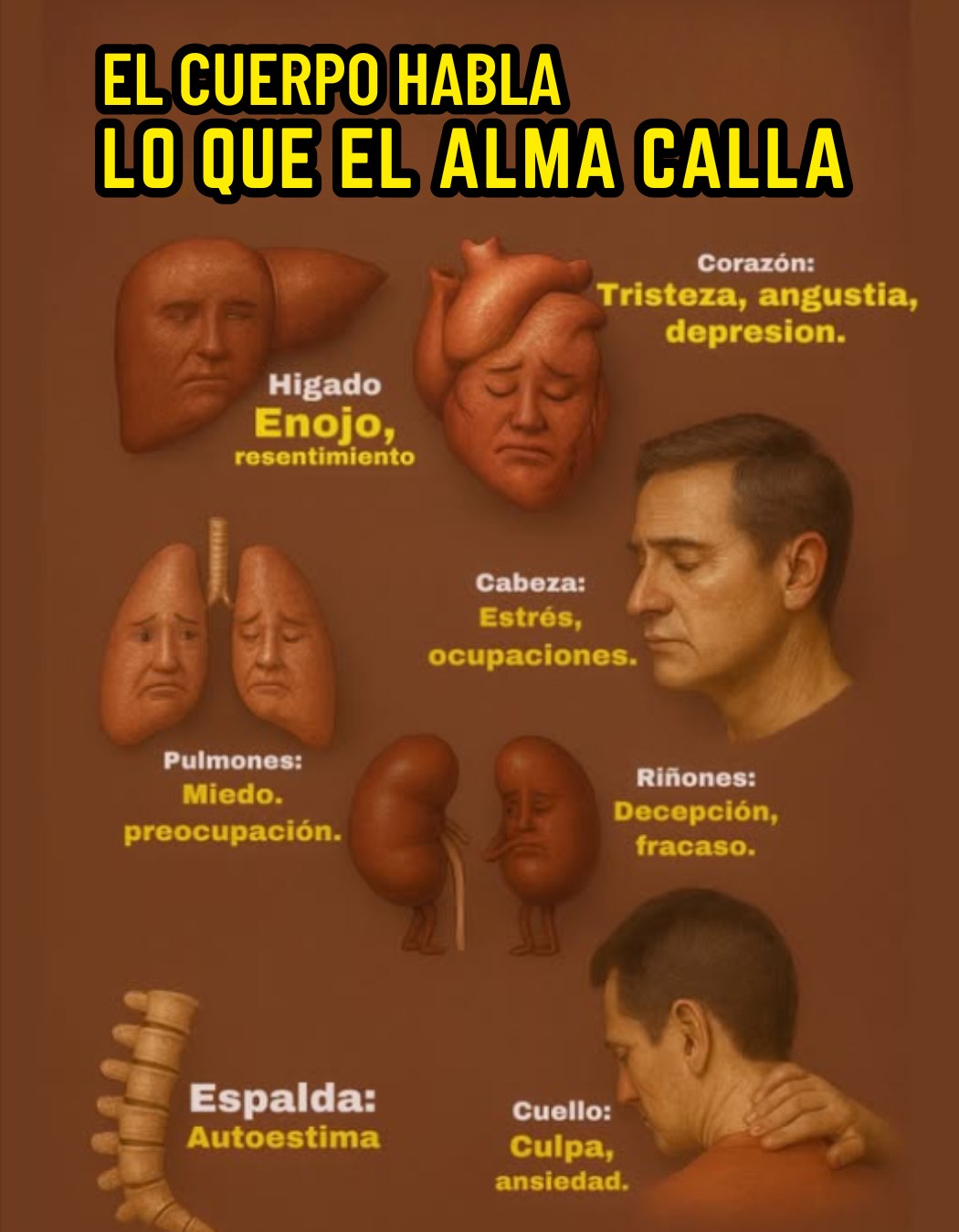 Consejos - 🧠💔 El cuerpo habla lo que el alma calla: Alguna vez te has ...
