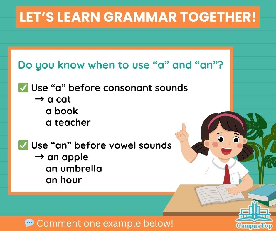 📚 Let’s Learn Grammar Together! Do... - CampusTop Education | Facebook