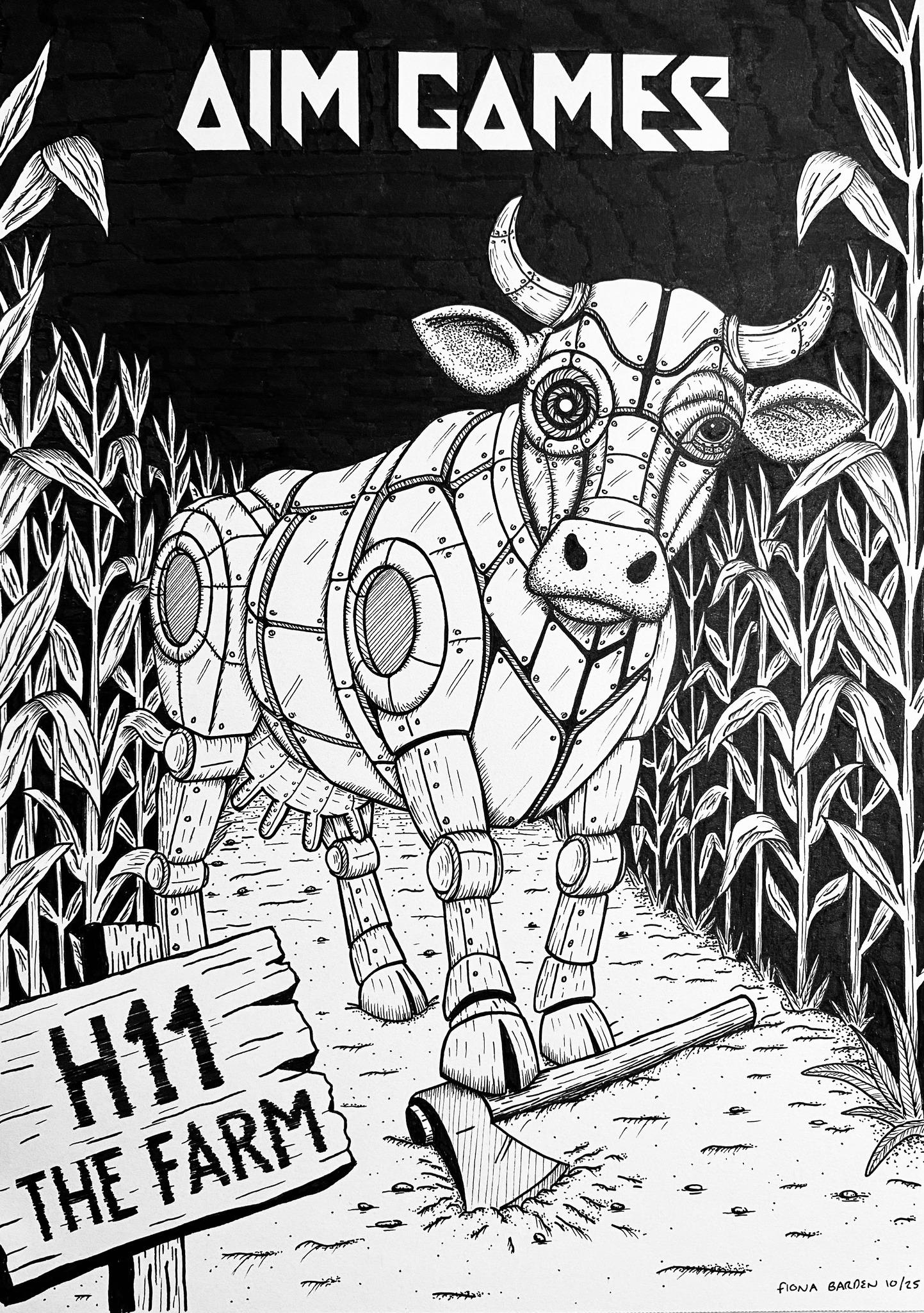 Aim - 12th Place (tied) in Art Contest # 9 - The Farm Theme - Fiona ...