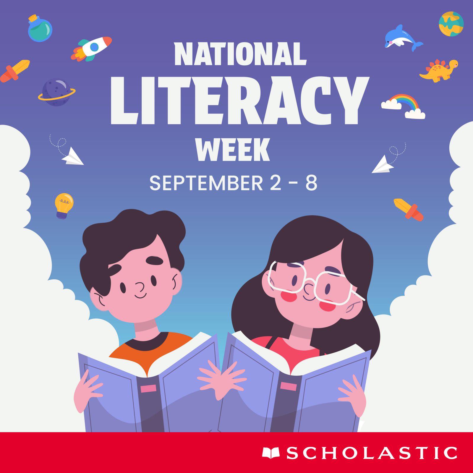 Scholastic - September 2-8 is National Literacy Week! 📚 Remember that ...