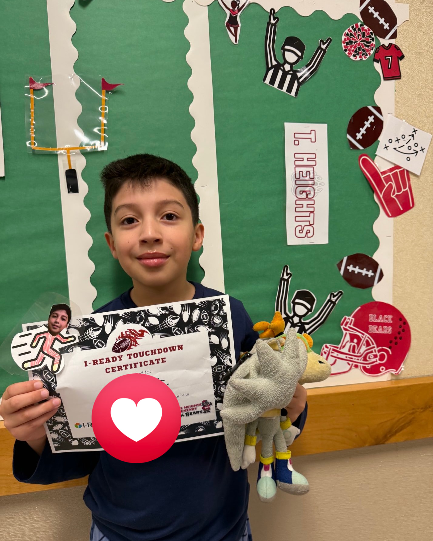 Terrace - Presenting the first 4th grader to make an i-Ready touchdown ...