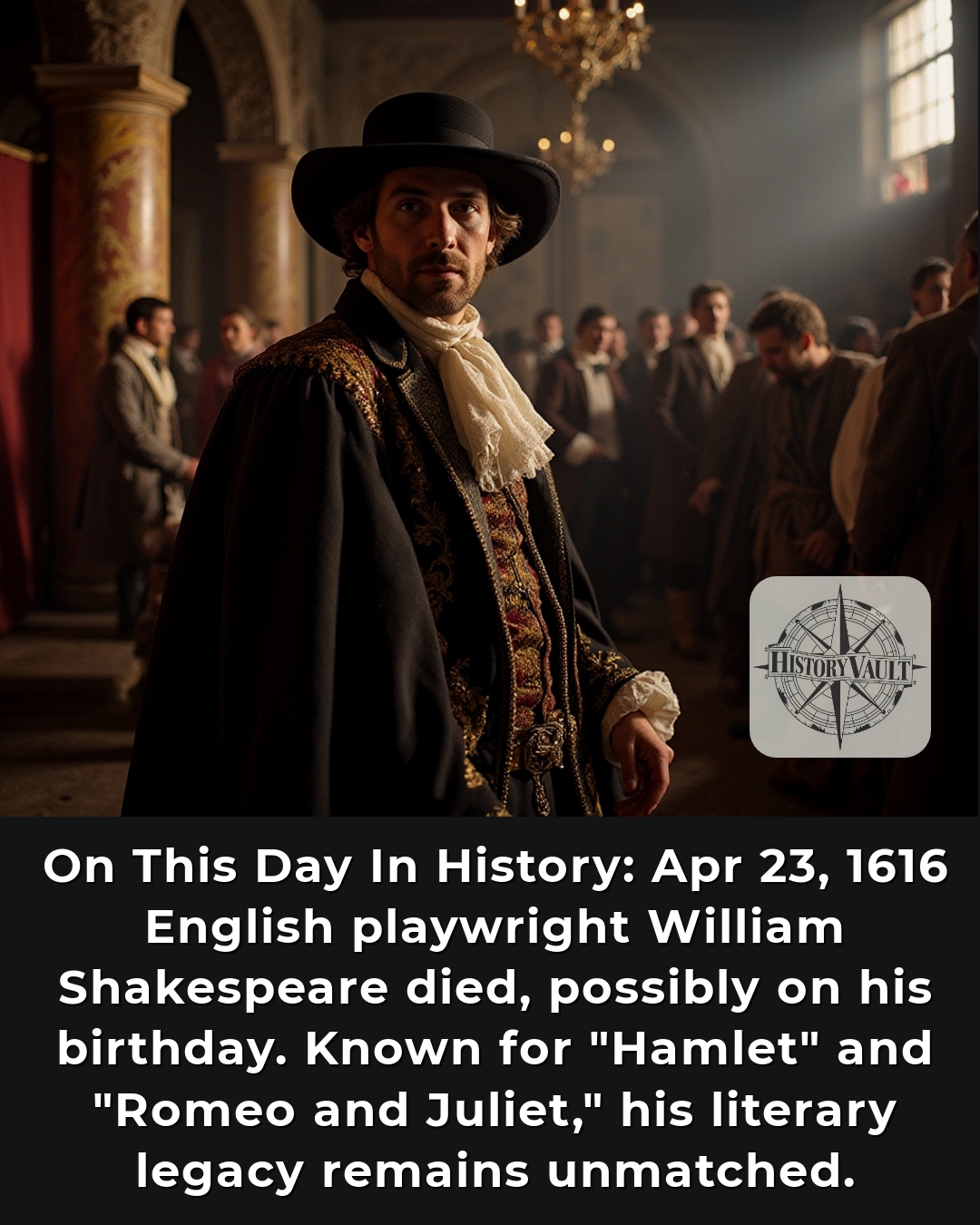 History - On This Day In History 04/23/1616, the great English ...