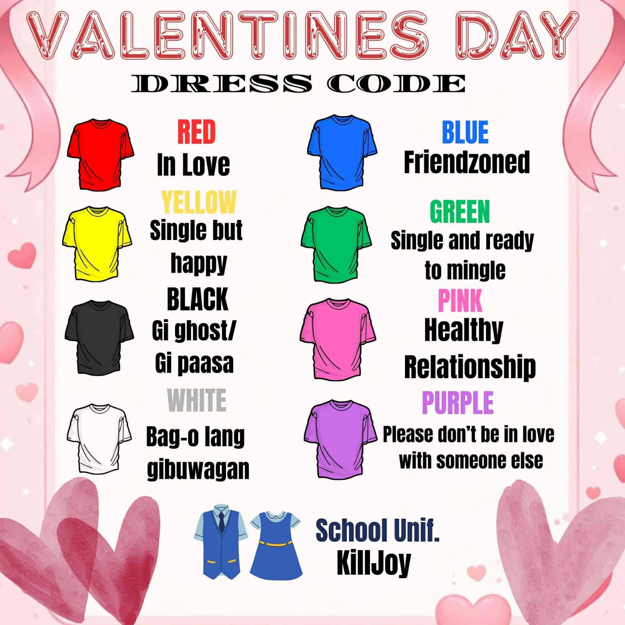 Supreme - Dili lang ni basta-basta nga color coding! Karong Valentine's ...