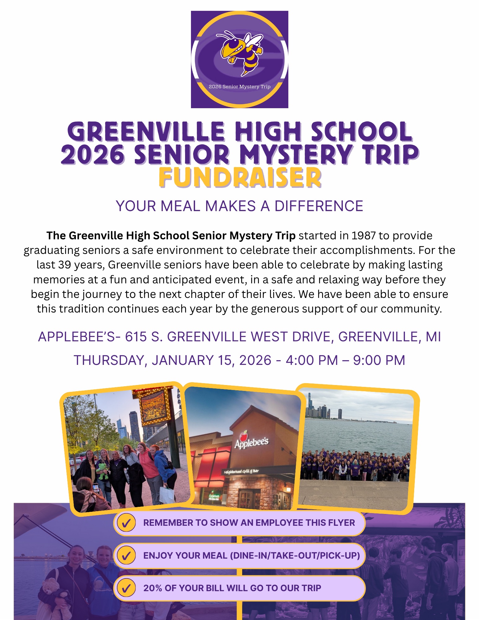 Ghs Senior Mystery Trip Greenville Mi