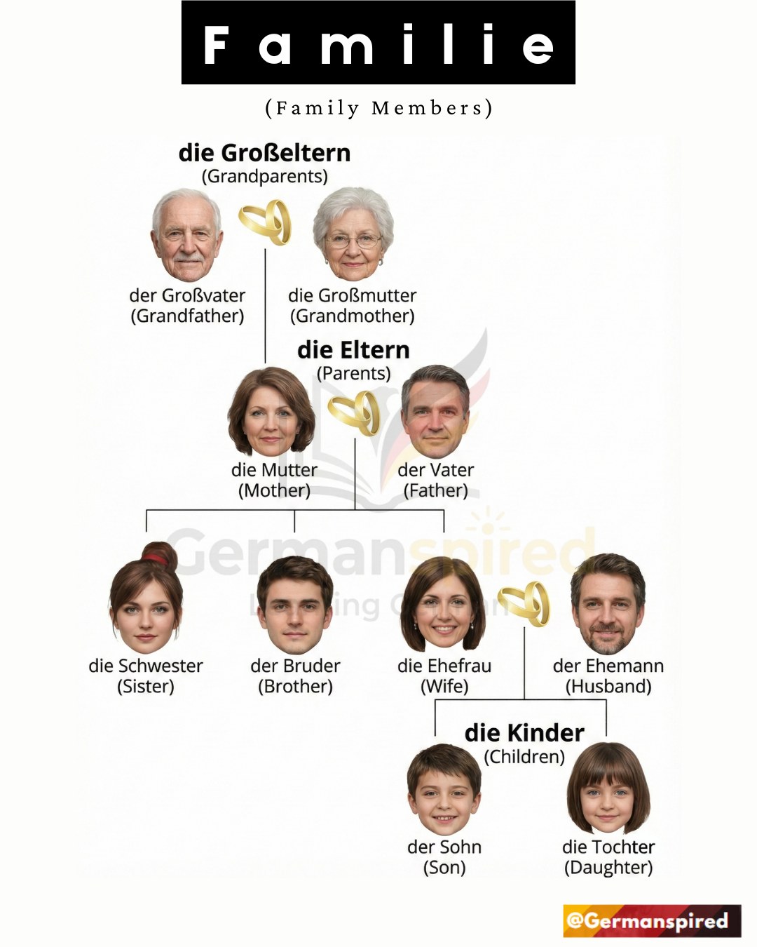 Germanspired - Familie Family Members These are basic... | Facebook