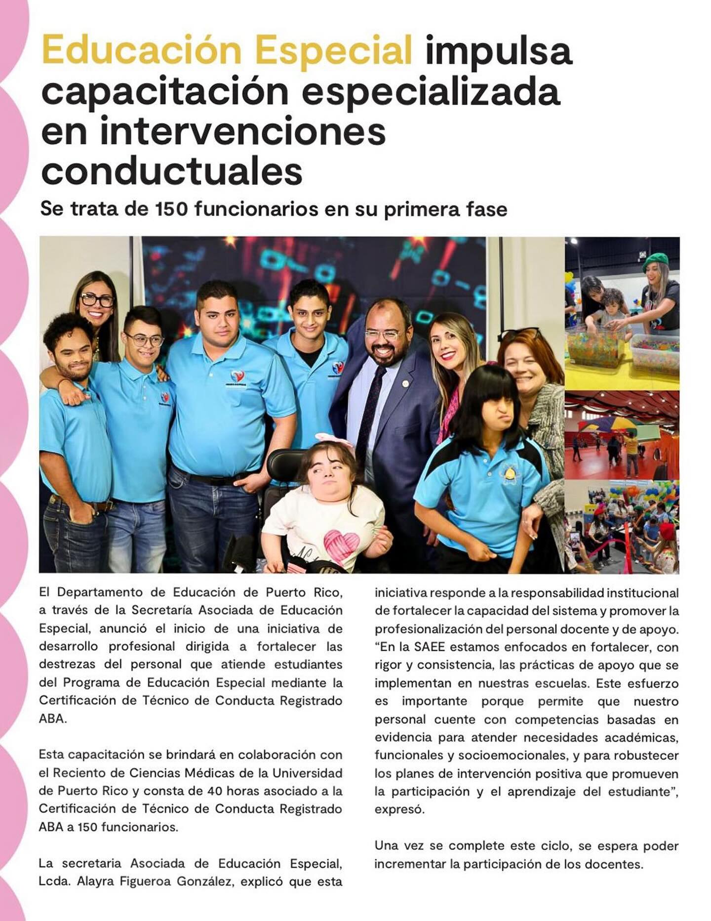 Secretaría - La Secretaría Asociada de Educación Especial, adscrita al ...