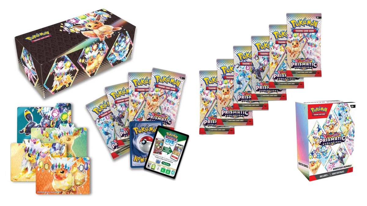 Poke - Prismatic Evolutions Surprise Box & Booster Bundle is up at Sam ...