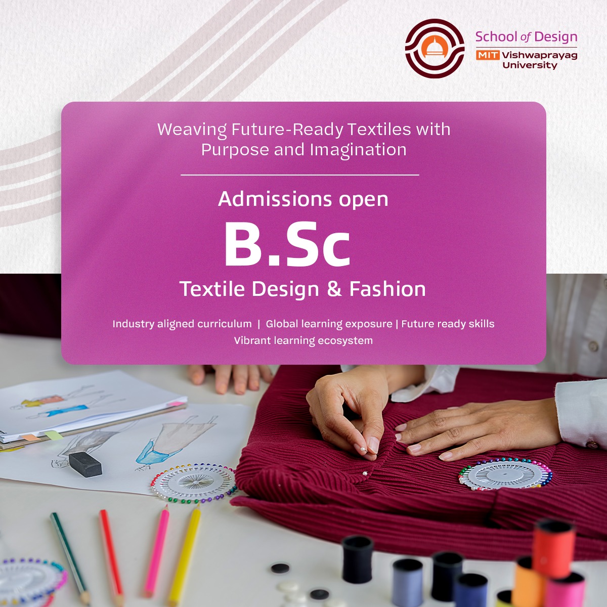 Vidyavision - Admissions Open | B.Sc Textile Design & Fashion Apply Now ...