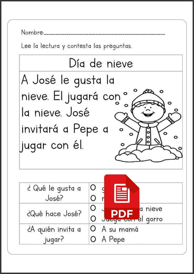 Material - 150 Lecturas Cortas para niños. 🔴Lecturas completos formato ...