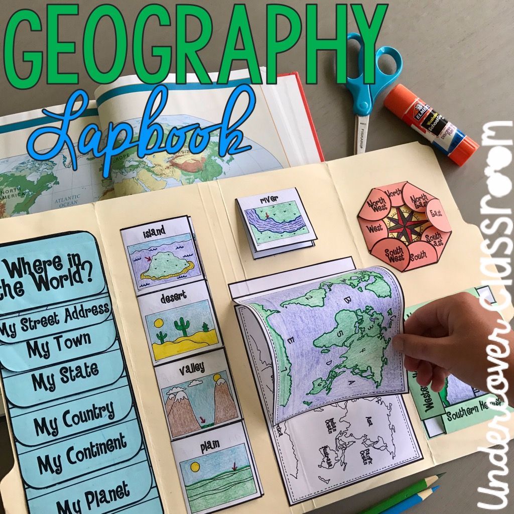 Undercover - Freshen up your geography unit with this lapbook. https ...