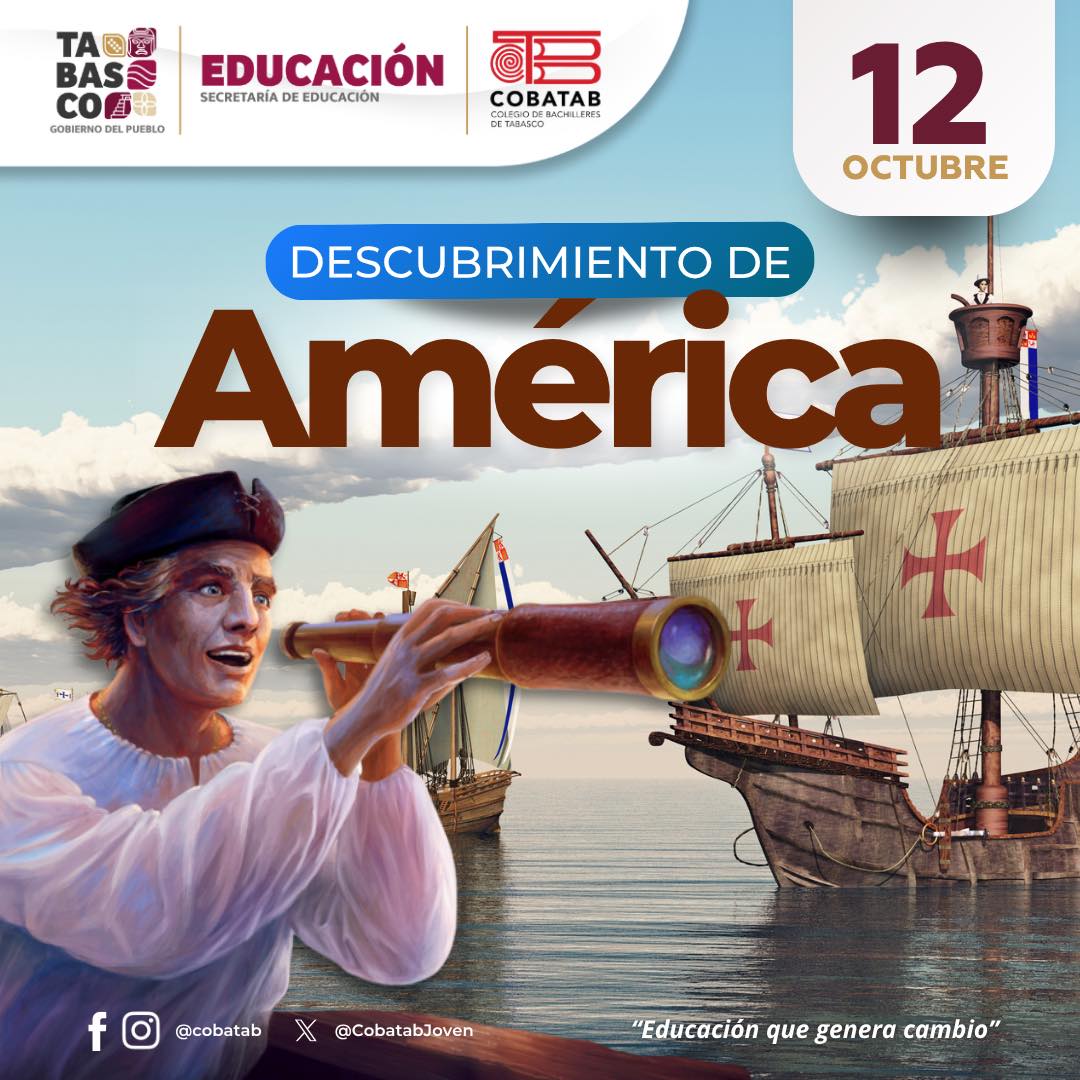 Cobatab - 🗓️Efeméride | 12 de octubre : Descubrimiento de América 🌎⚓ Un ...
