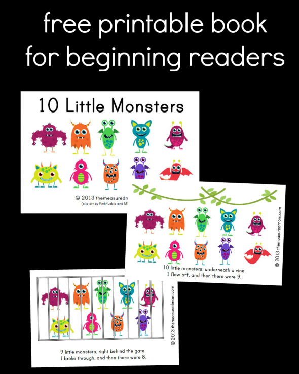 10 Little Monsters: Free... - A Little Pinch of Perfect