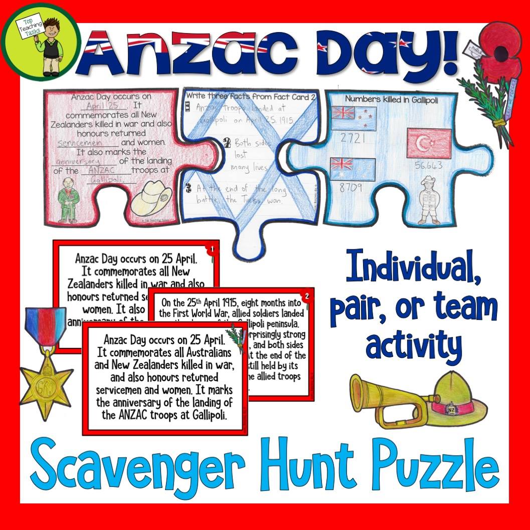 Commemorate Anzac... - Top Teaching Tasks Teaching Resources