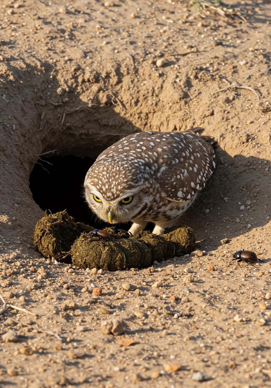 Go Wise Owl - Burrowing Owls collect animal dung and... | Facebook