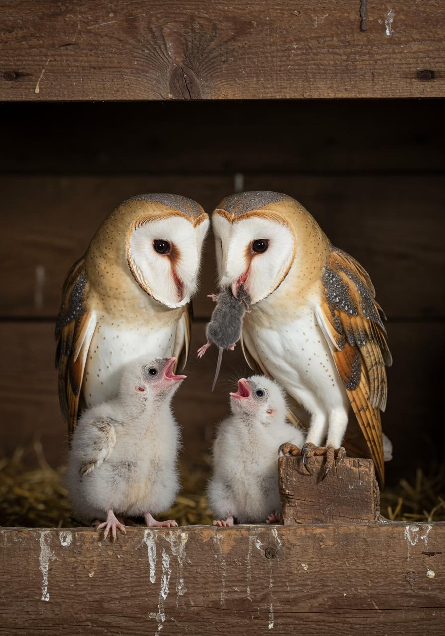 Go - A pair of Barn Owls may feed their chicks over 3,000 prey items in ...