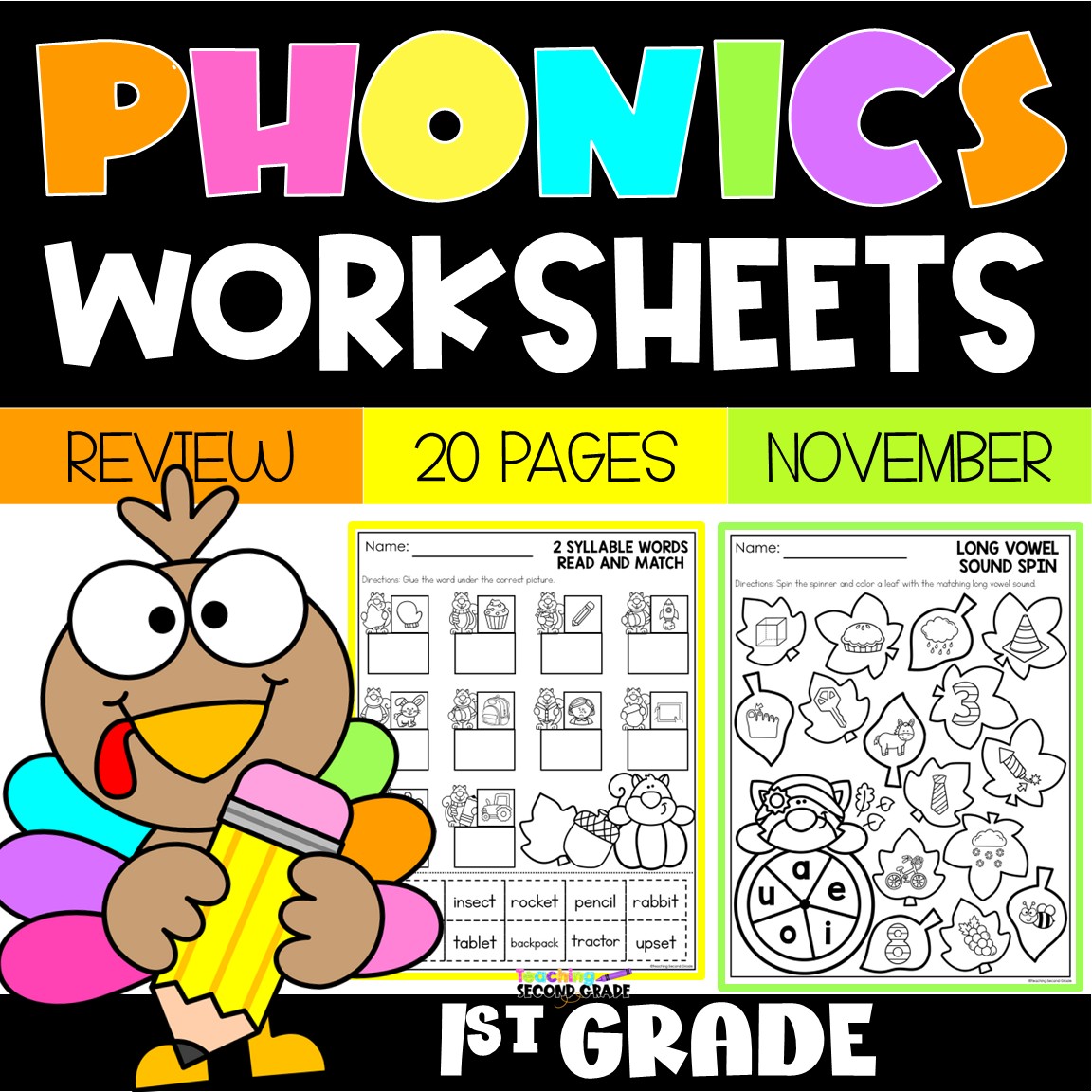 Teaching - Just dropped: November Phonics Worksheets https://www ...