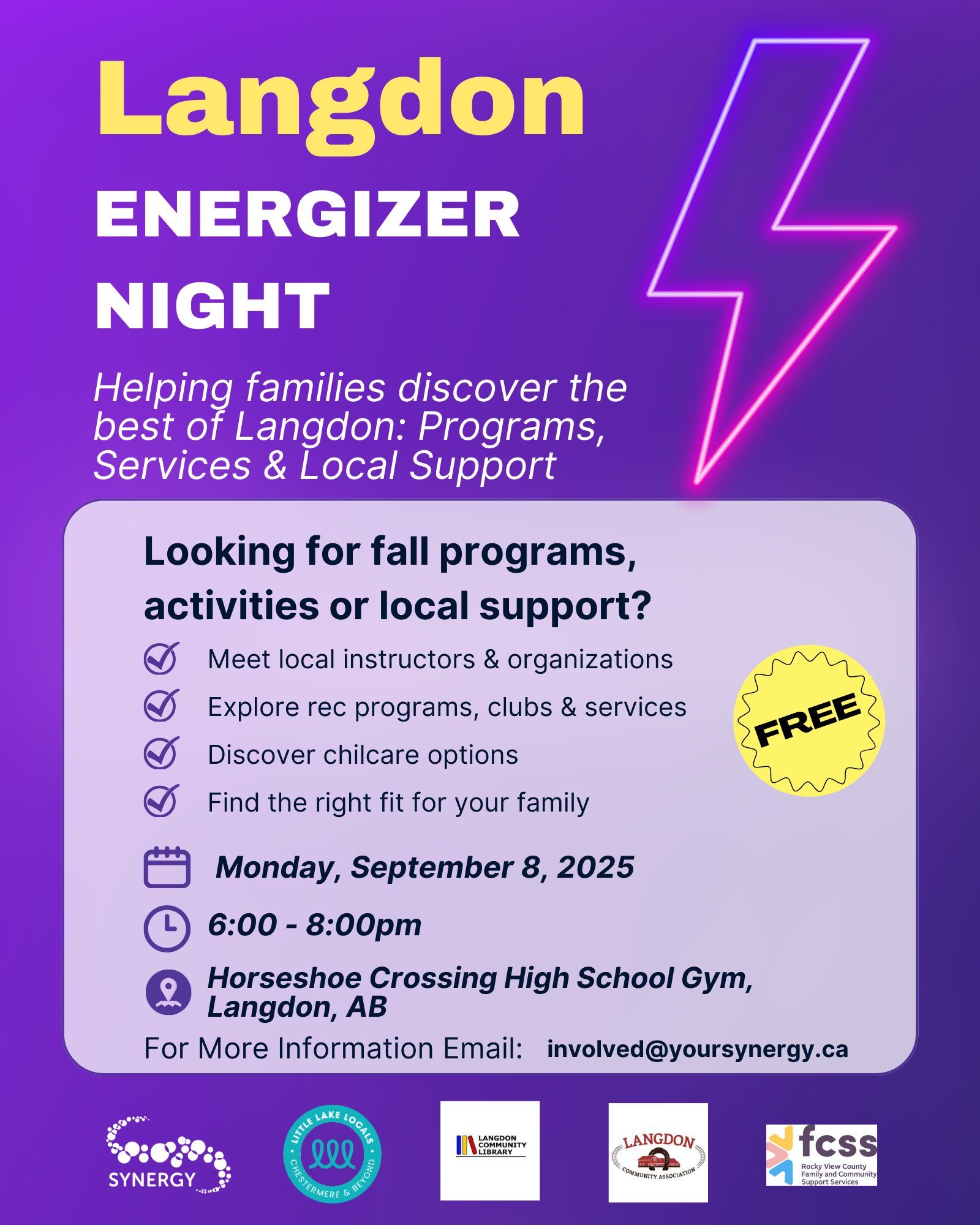 Langdon Energizer Night is... - Langdon Community Association | Facebook