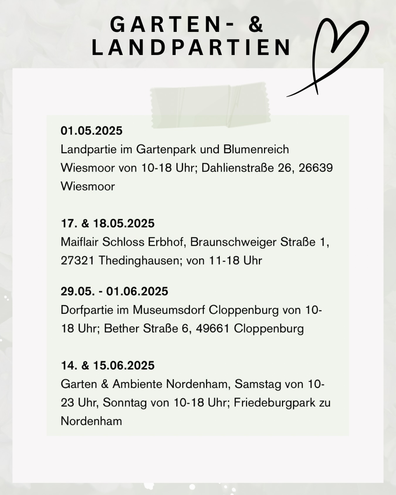 Garten Und Ambiente Nordenham Eintrittspreise