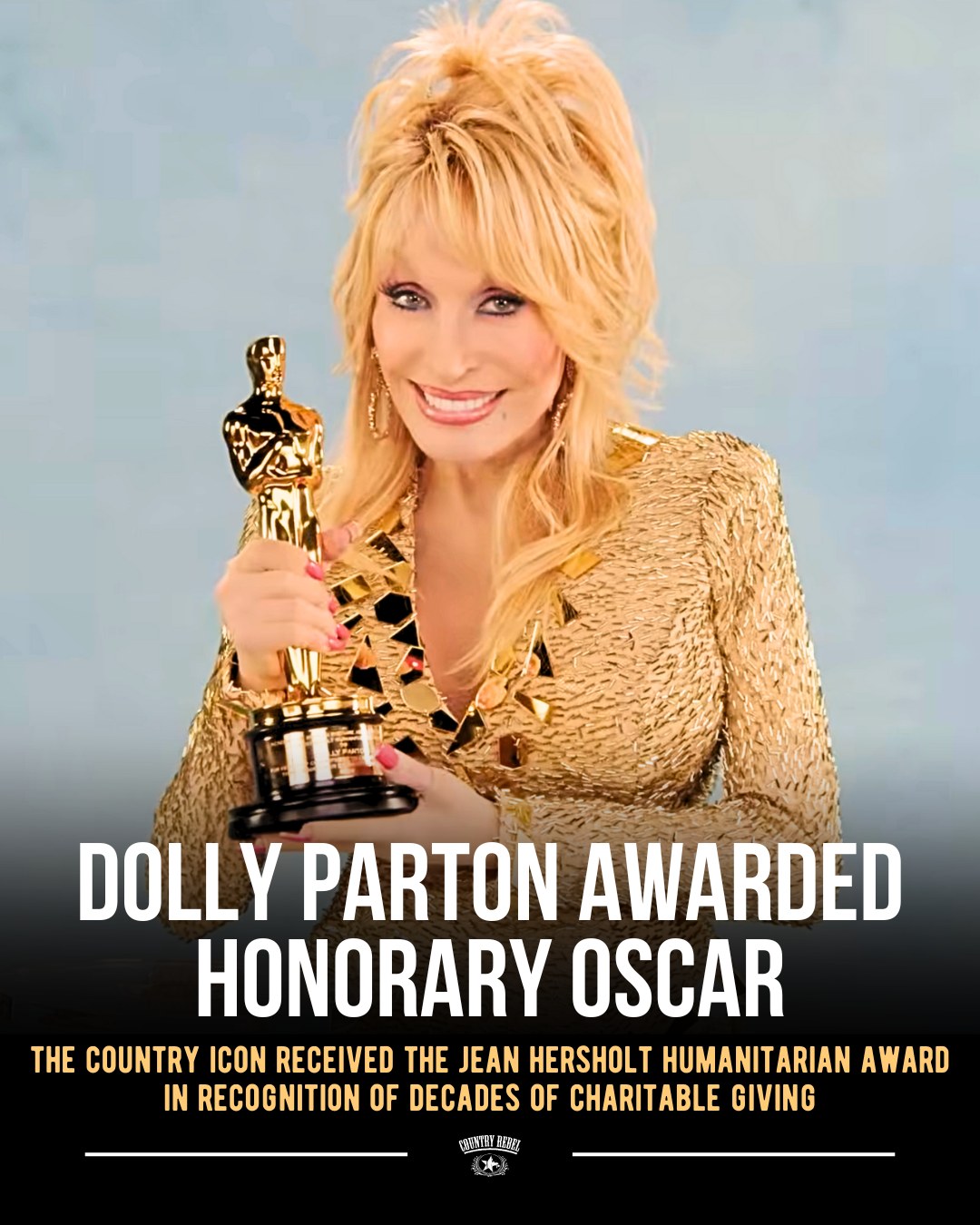 Country - Last night, Dolly Parton received one of the biggest honors ...