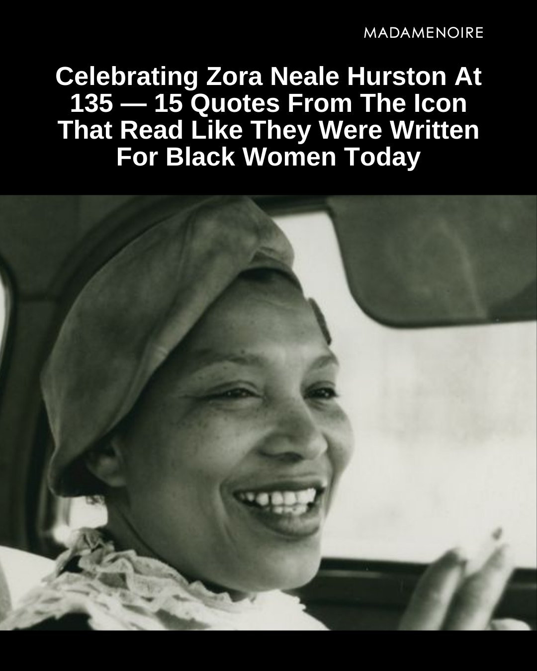 Madame - Zora Neale Hurston’s words honor the beauty, complexity, and ...
