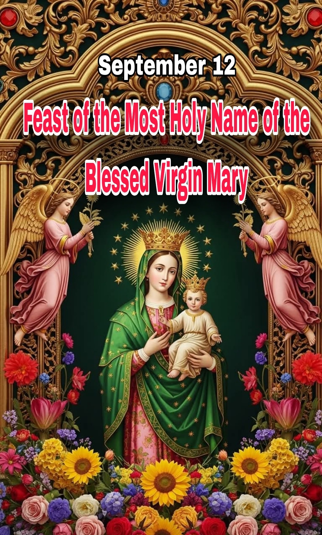 Mother Mary - September 12 - Happy Feast of the Most holy... | Facebook
