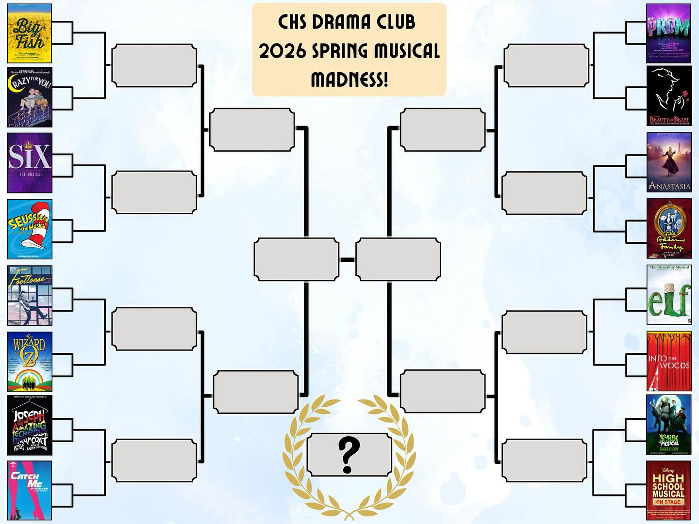 Catasauqua - 🎭 Introducing our official 2026 Musical Madness Bracket! 🎭 ...
