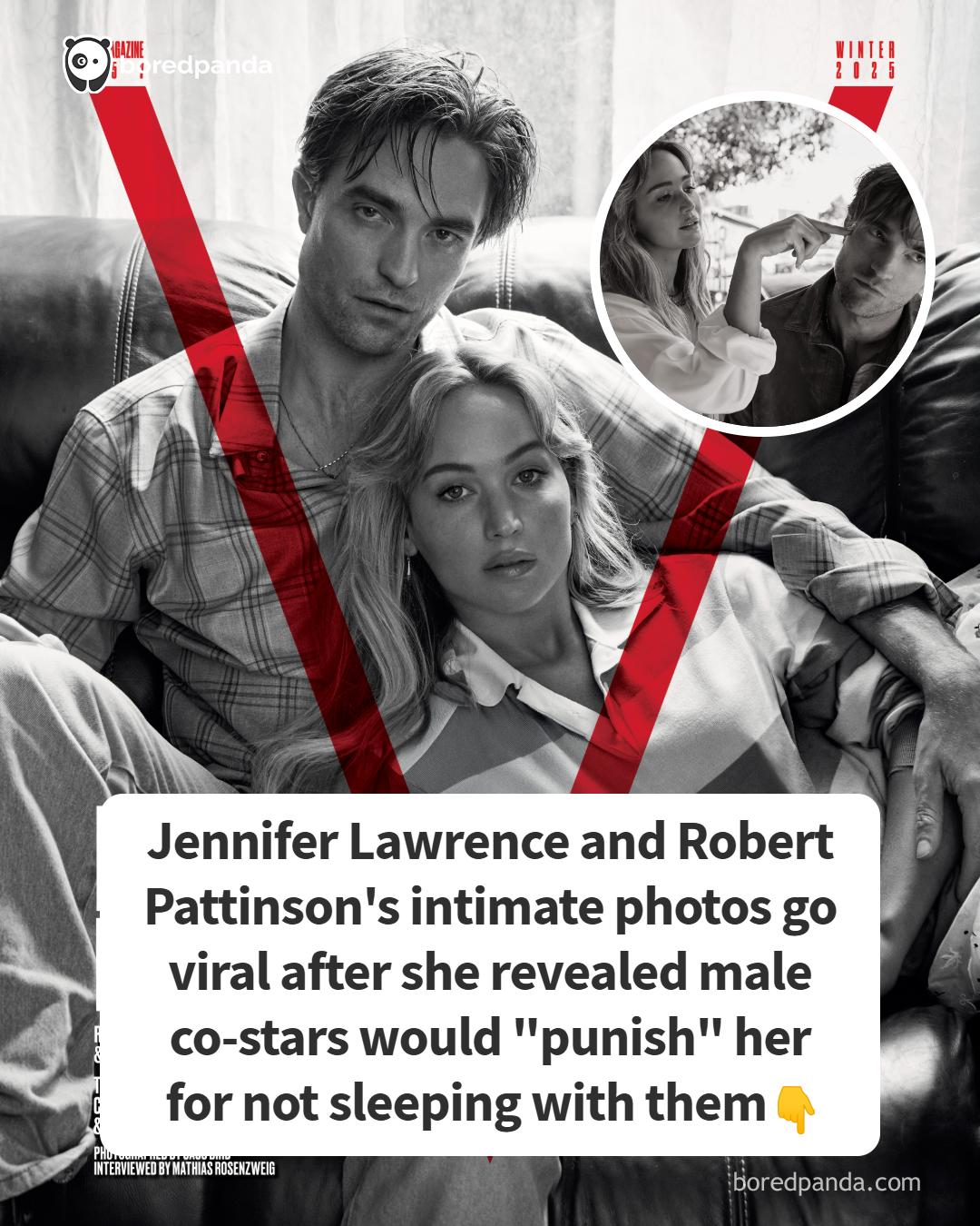 Bored Jennifer Lawrence And Robert Pattinsons Intimate Photos Go