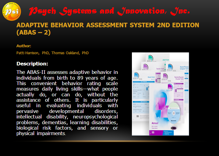 Psy - FEATURE FRIDAY! Featured assessment tool of the week: Adaptive ...