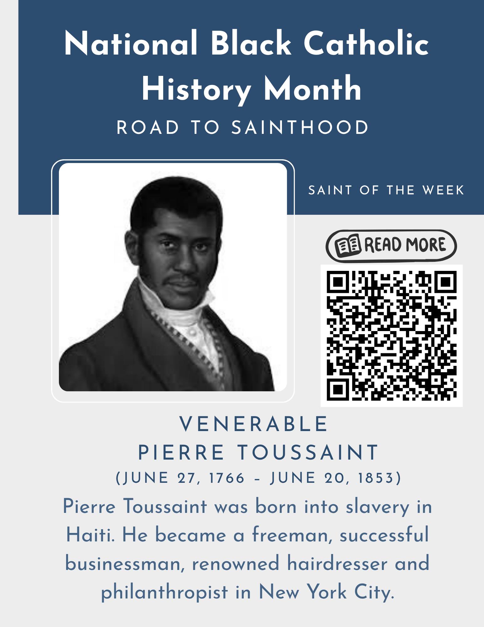 Black Catholic History Month is... - Mother Seton Parish | Facebook