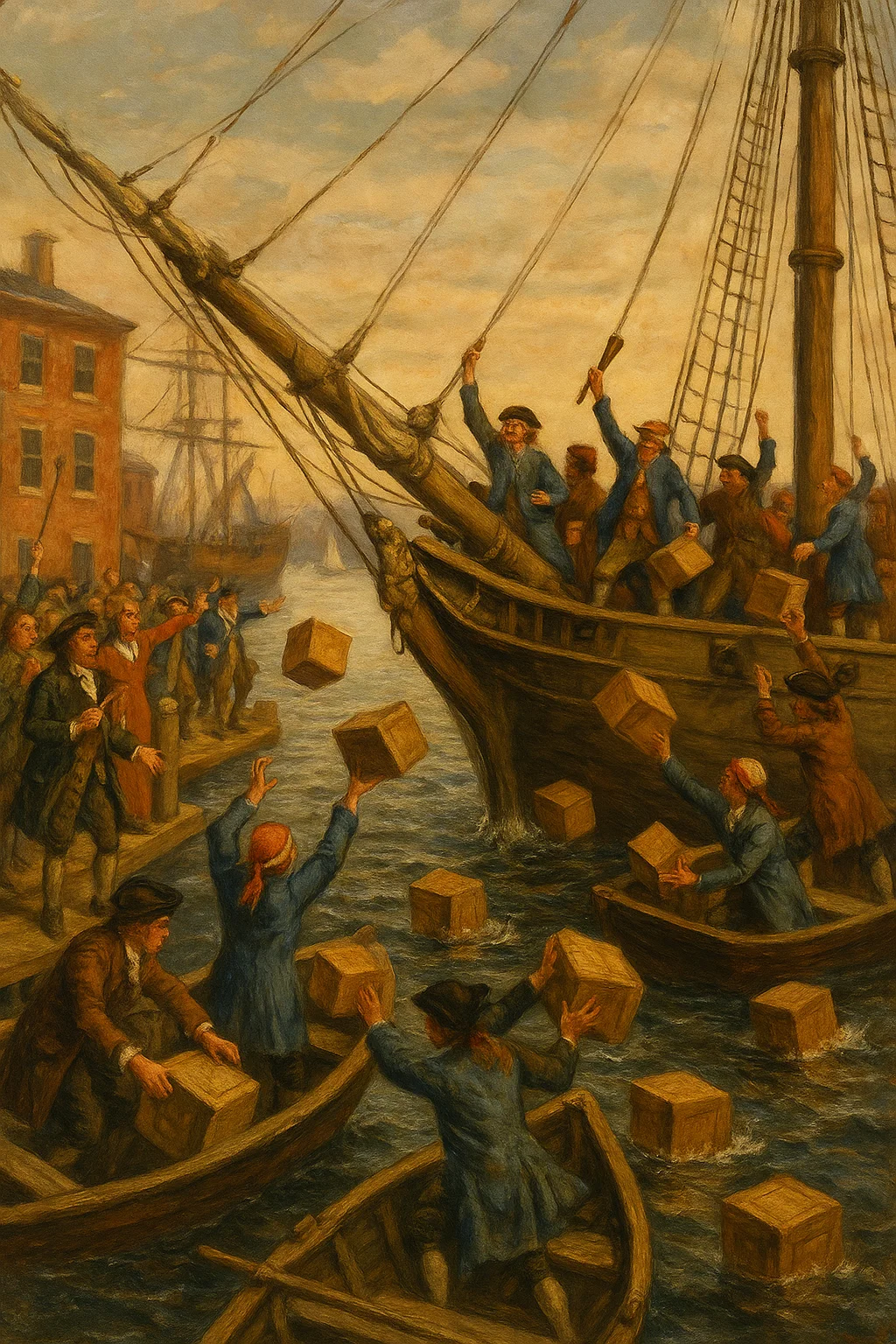 The Tudor - Contrary to popular belief, the Boston Tea Party of 1773 ...