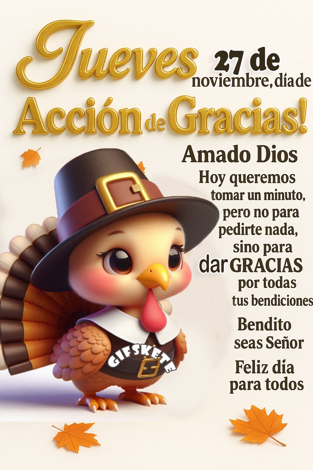 ¡Jueves 27 de noviembre, día de... - Gifs Kete El Original | Facebook