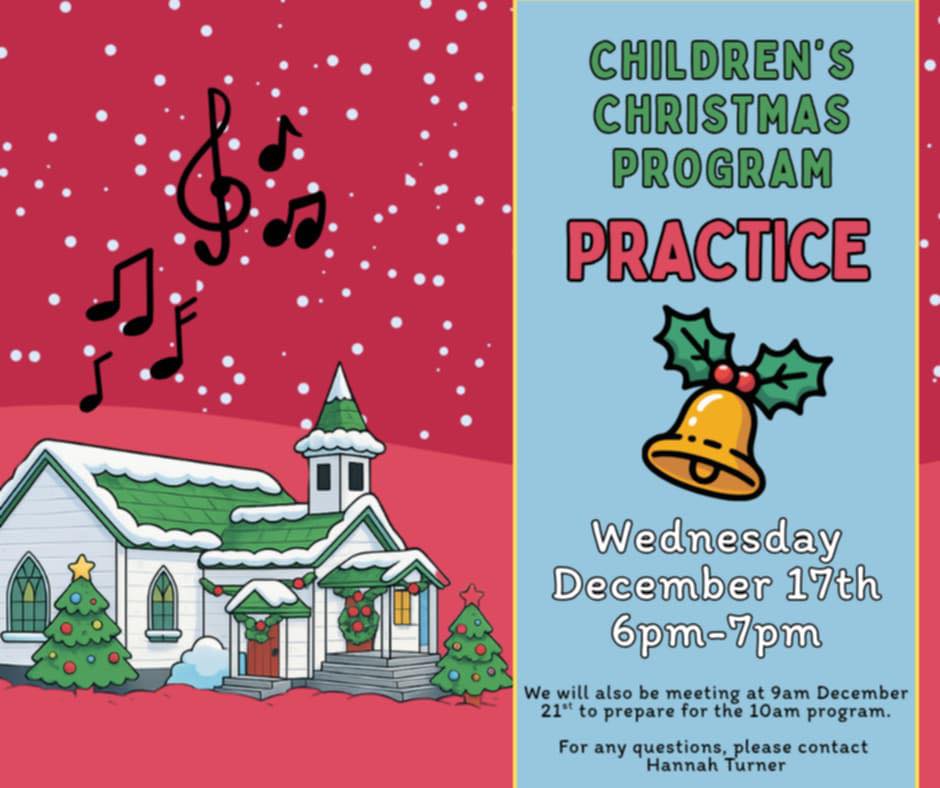 Spring - 🎄 Children’s Christmas Program Practice 🎶 Parents & families ...