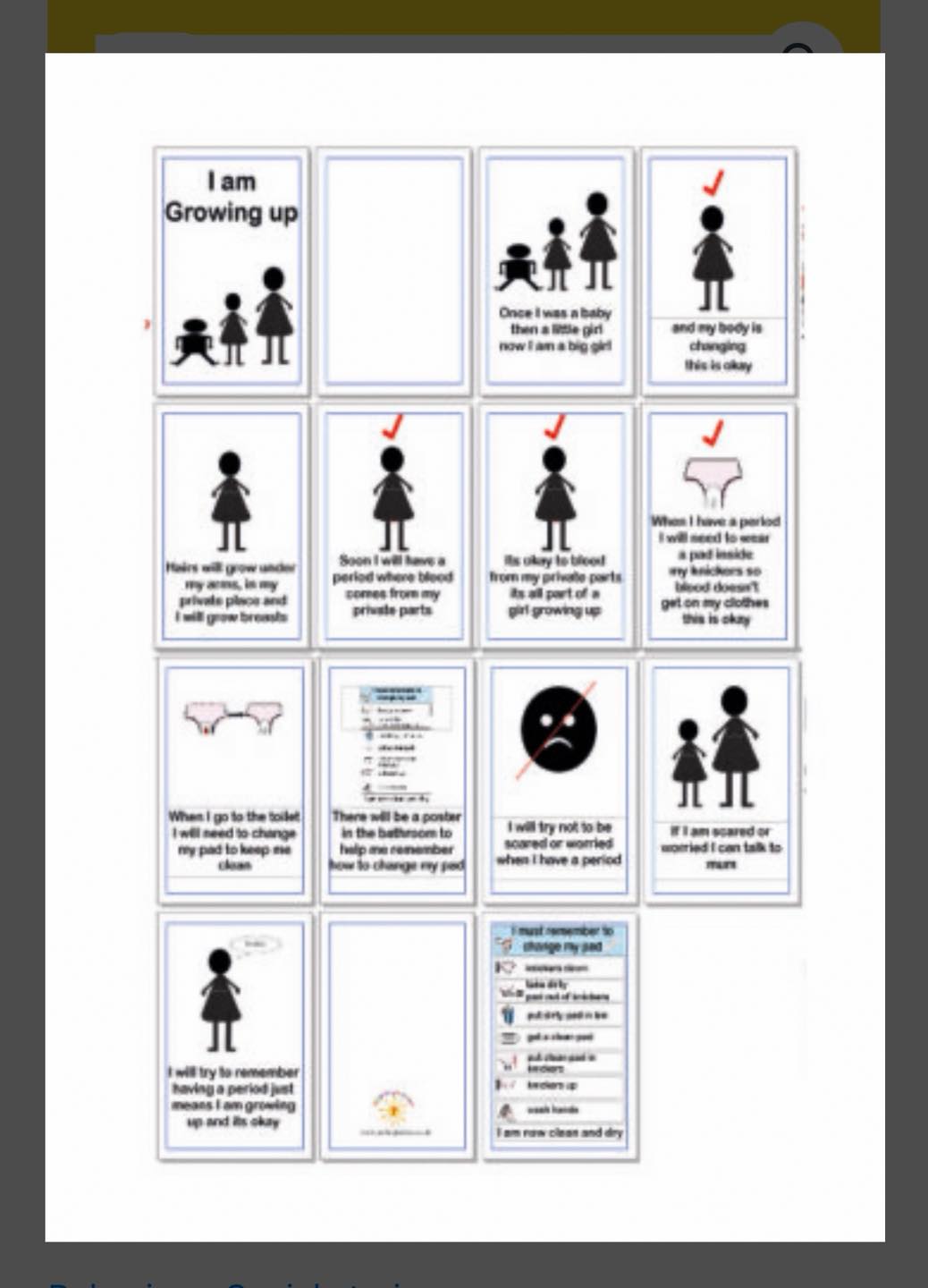 ASD - Girls Growing Up – Puberty Social Story 💗 Puberty can be a ...