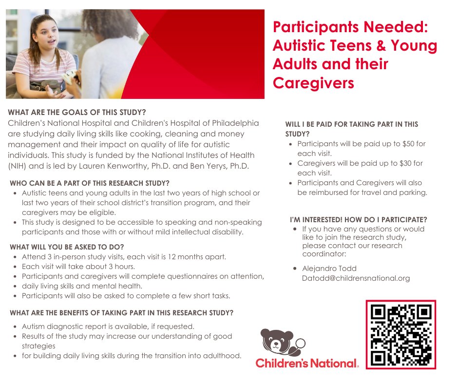 Autism - 📣 Research Opportunity for Autistic Teens and Young Adults ...