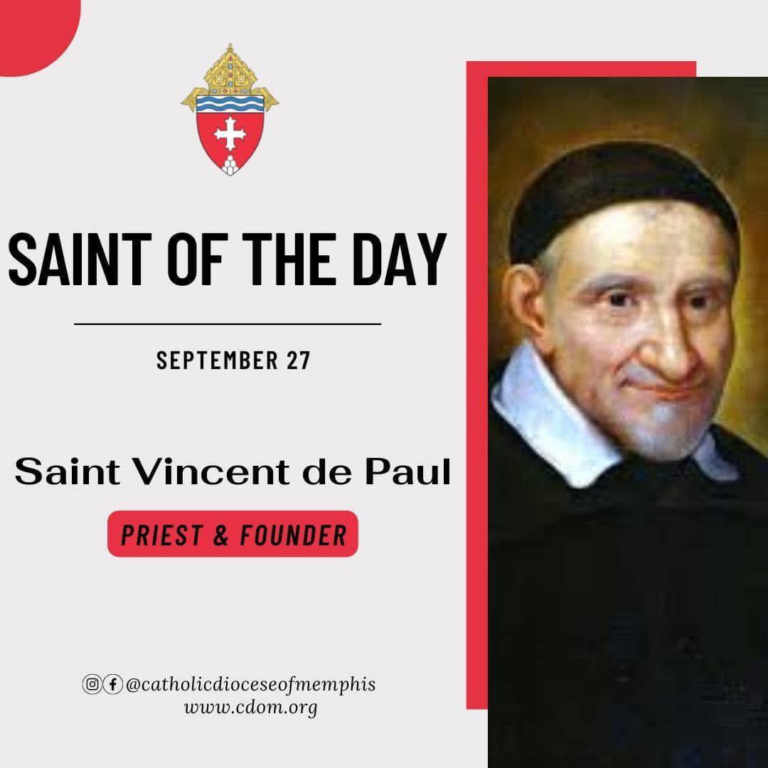 Catholic - Today, September 27, is the Feast Day of St. Vincent de Paul ...