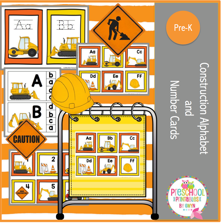 CONSTRUCTION ALPHABET AND NUMBER... - Preschool Printable | Facebook