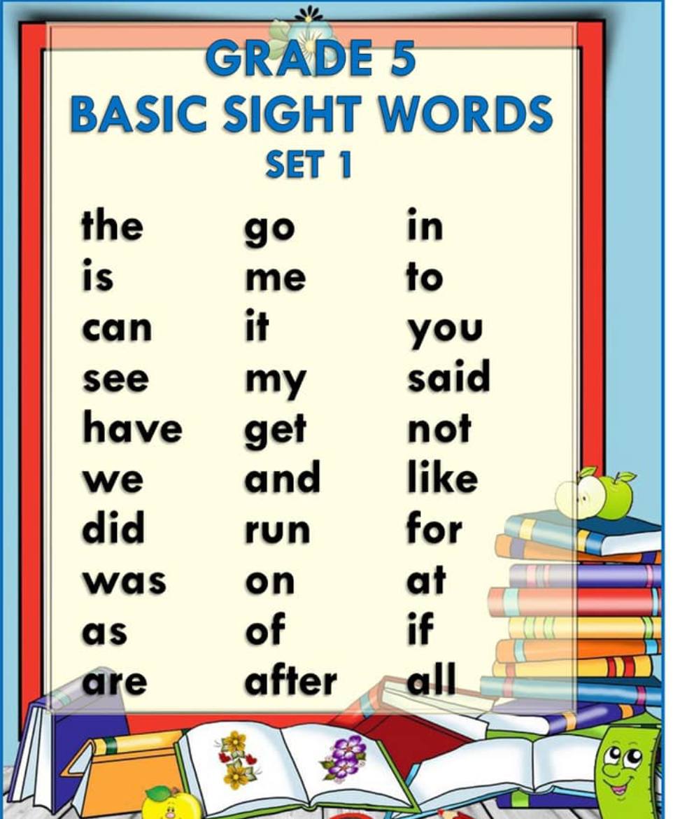 Elementary Classroom Decoration | #Basic Sight Words | Facebook