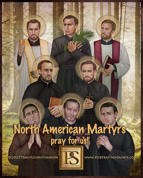 St. Isaac Jogues & Companions The 8... - Portraits of Saints | Facebook