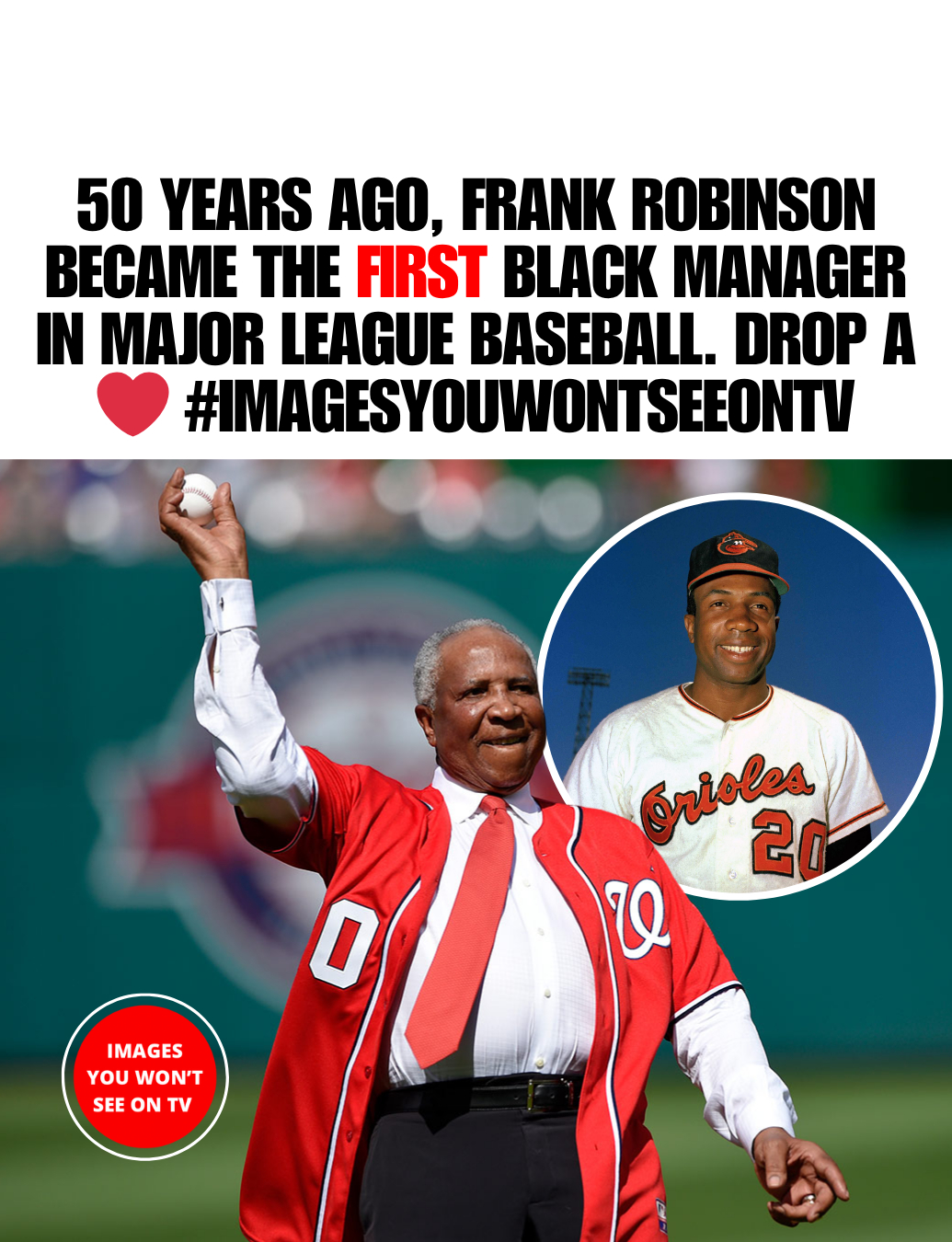 Images - Baseball legend Frank Robinson has passed away at age 83 ...