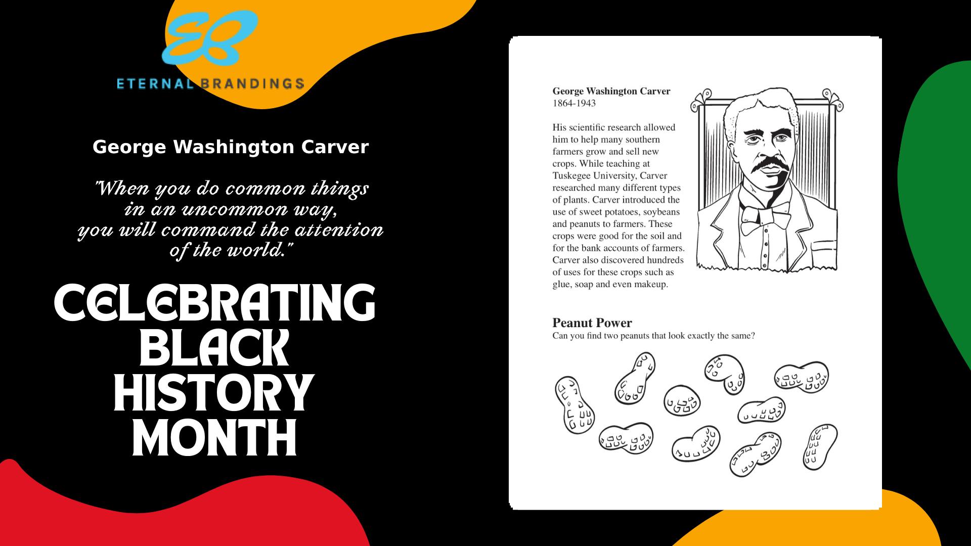 Eternal - 🌟 Celebrating George Washington Carver 🌟 As we celebrate ...