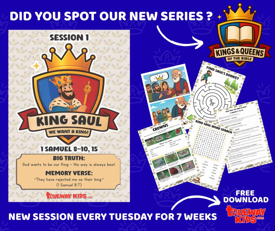 Trueway - 👑 Our brand-new kids Bible series — Kings & Queens of the ...