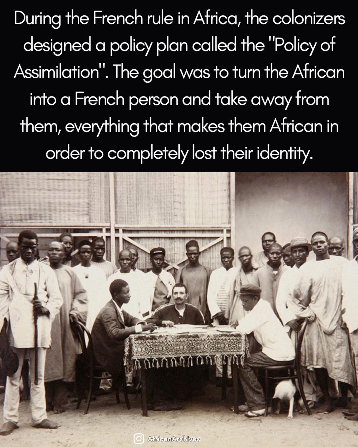 African - How to erase an identity and turn you into a puppet of ...